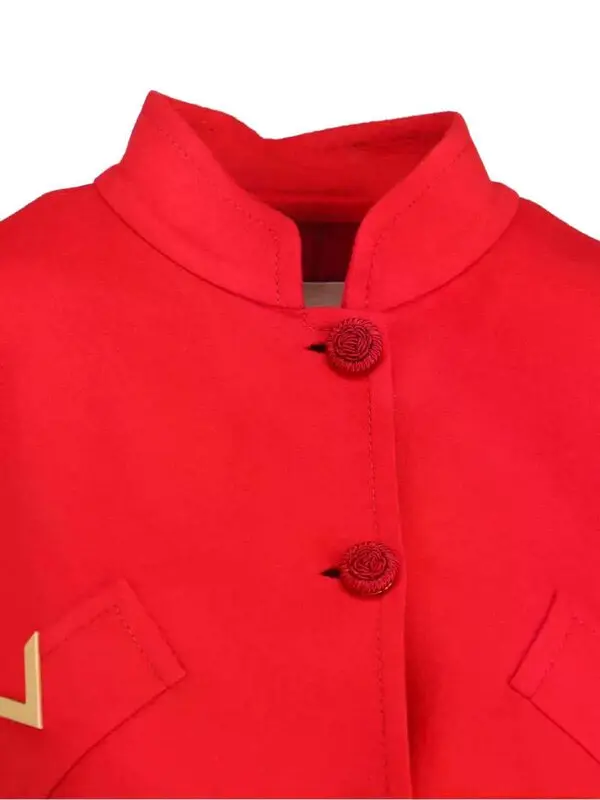 Valentino Garavani Drap Coat - Red