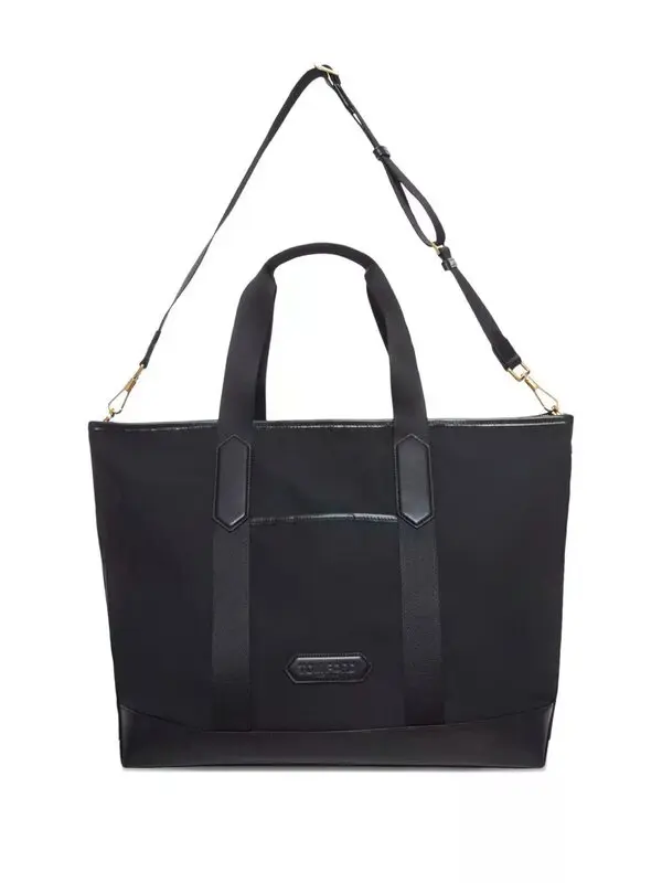 TOM FORD Leather-trimmed Tote Bag