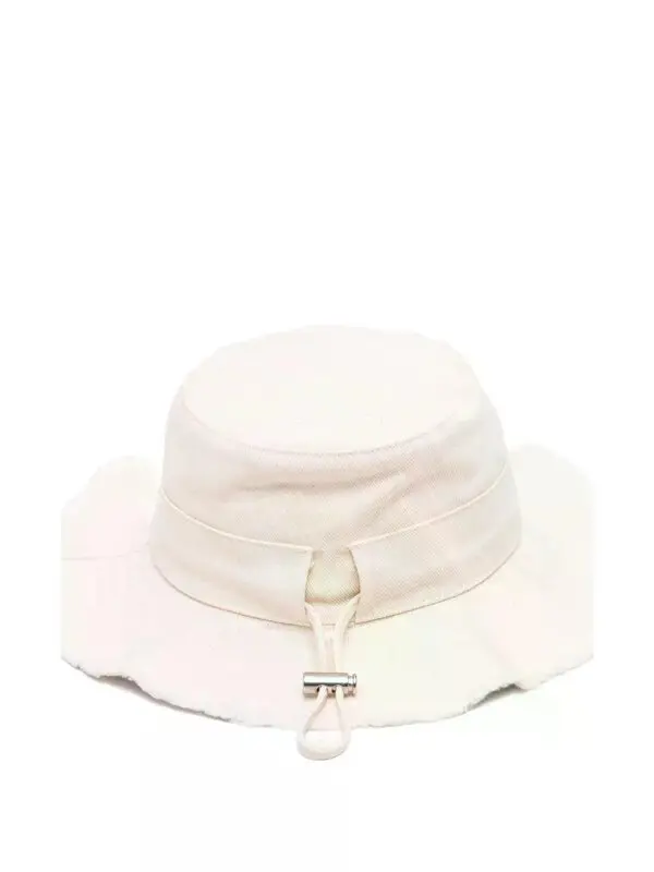 Jacquemus Frayed Brim Flat Crown Hat