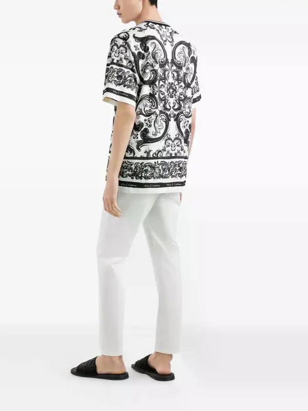 Dolce & Gabbana Tapered Trousers - White