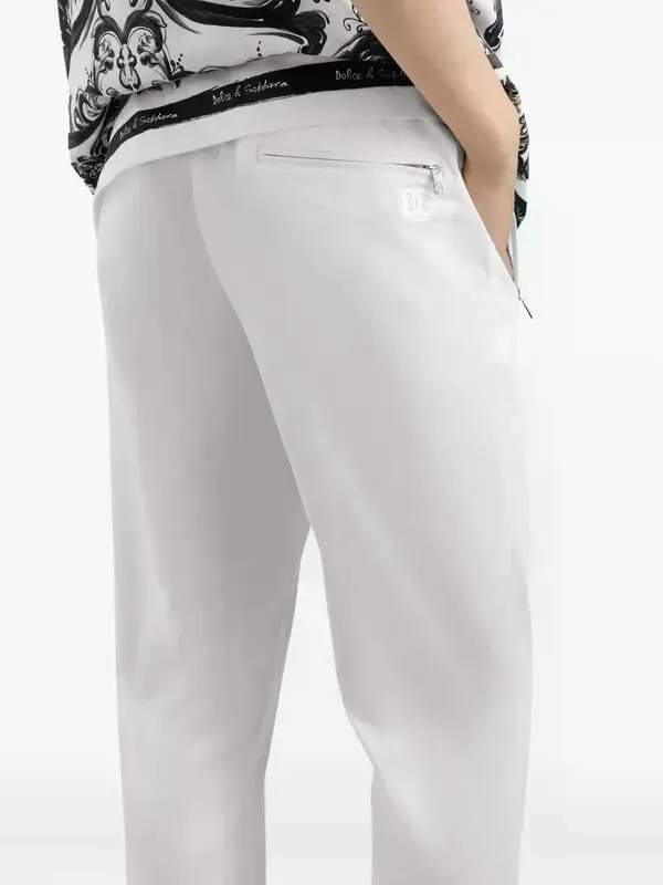 Dolce & Gabbana Tapered Trousers - White