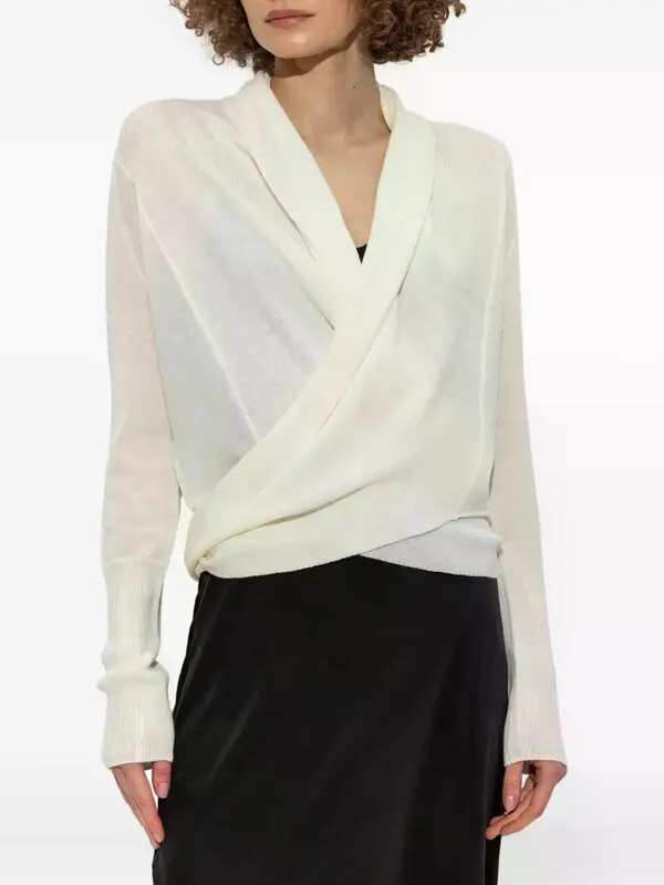 ALLSAINTS Wrap-front Wool Cardigan