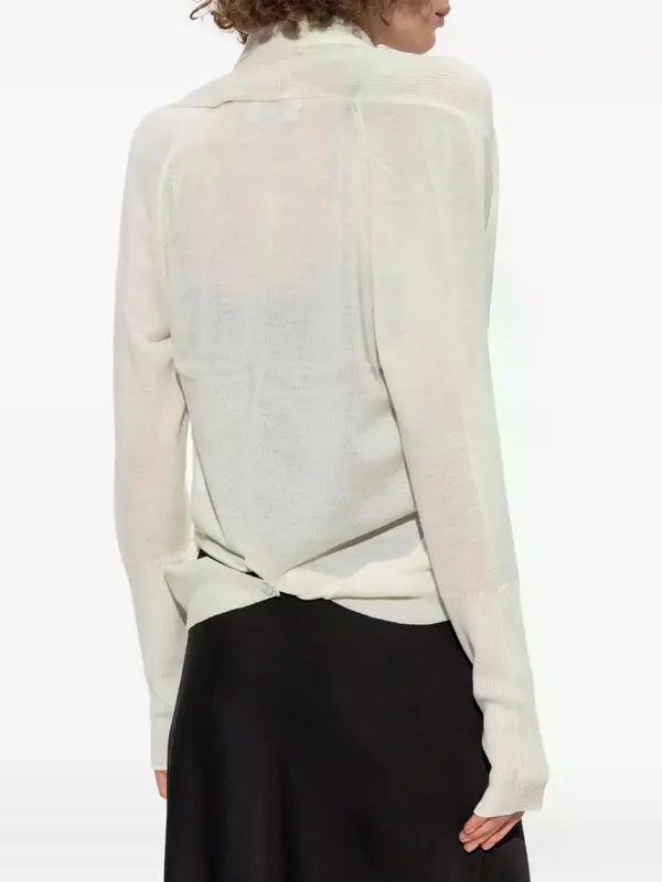 ALLSAINTS Wrap-front Wool Cardigan