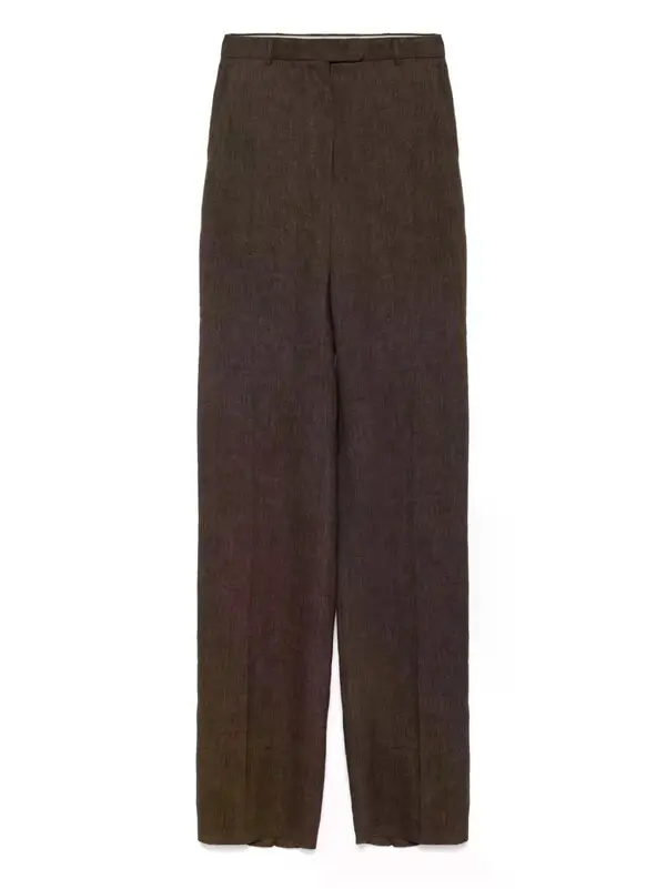 Max Mara Linen High-waisted Trousers