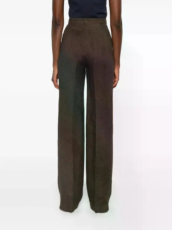 Max Mara Linen High-waisted Trousers