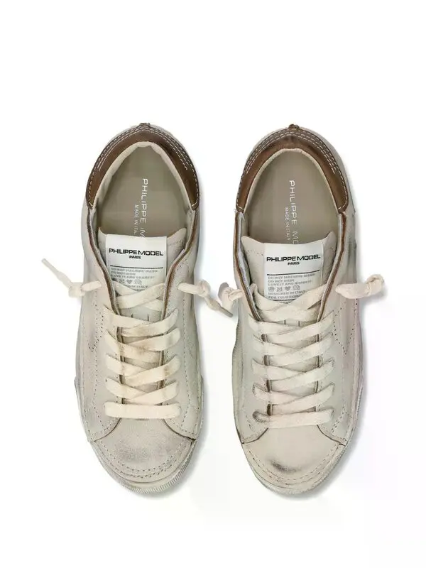 Philippe Model Leather Low-top Sneakers - White