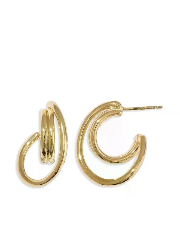 OTIUMBERG 14kt Vermeil Twisted Hoop Earrings - Gold