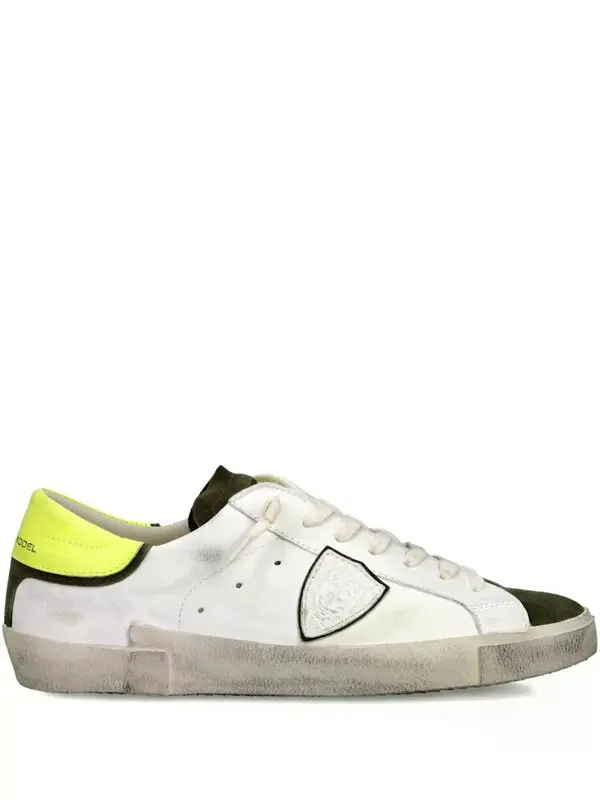 Philippe Model Panelled Low-top Sneakers - White