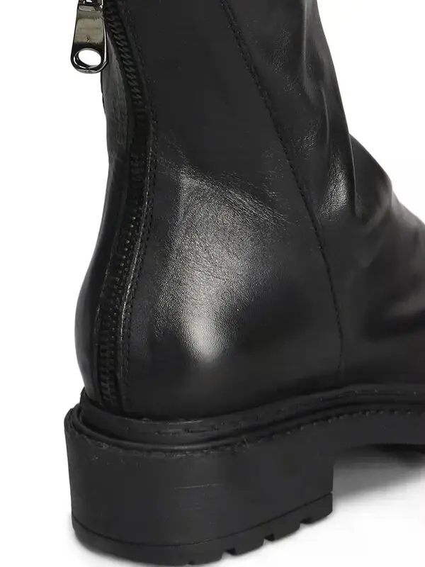 METISSE Leather Combat Boots