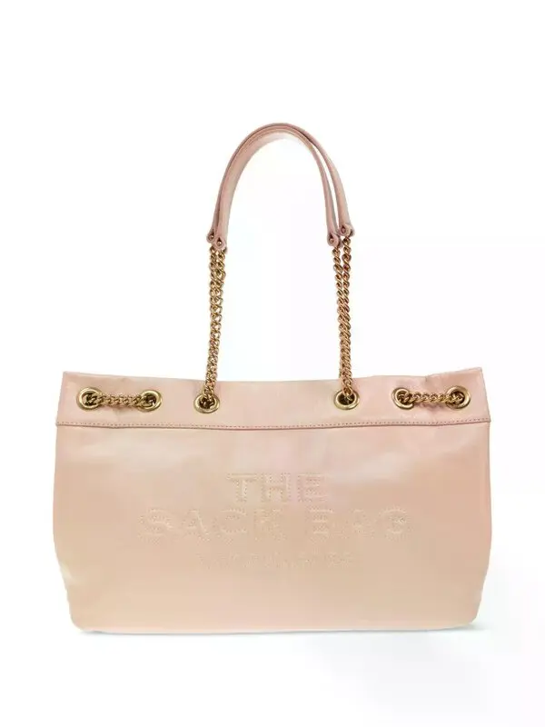 Marc Jacobs Embossed-logo Chain-strap Tote Bag