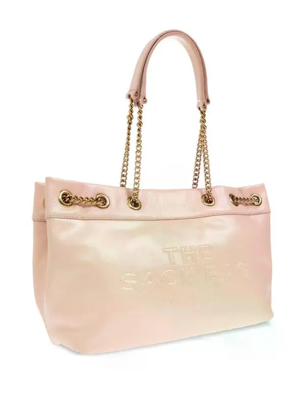 Marc Jacobs Embossed-logo Chain-strap Tote Bag