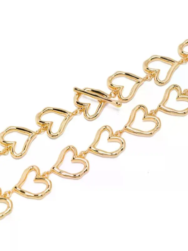 Maje Heart-motif Chain-link Necklace