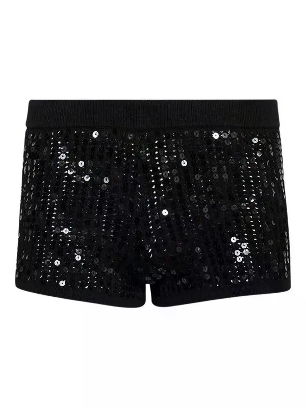 David Koma Sequin-embellished Shorts