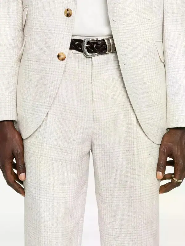 Brunello Cucinelli Single-breast Checked Suit