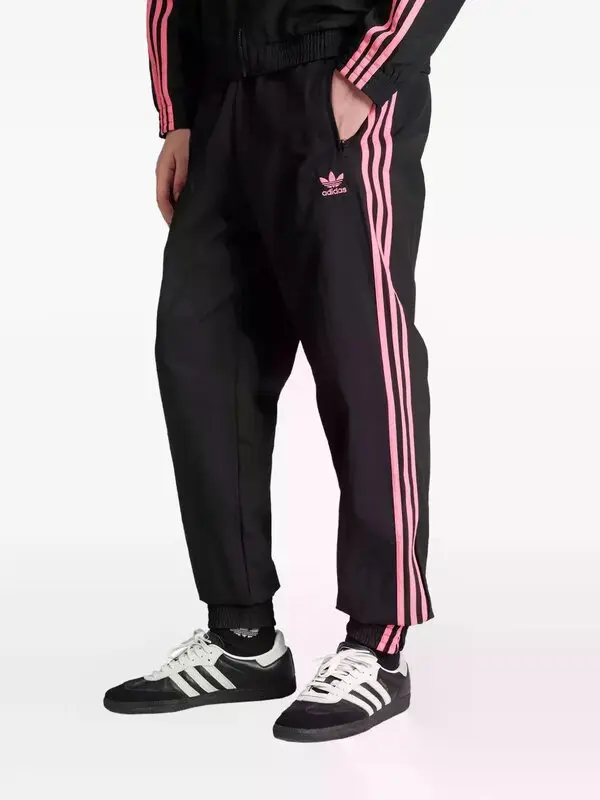 Adidas Firebird Adicolor Three-stripe Track Pants - Black