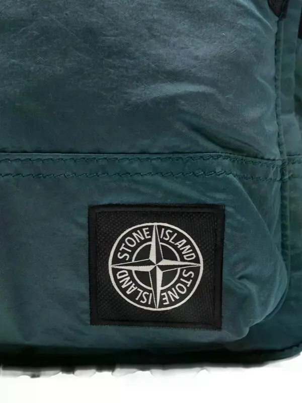 Stone Island Compass-patch Messenger Bag - Blue