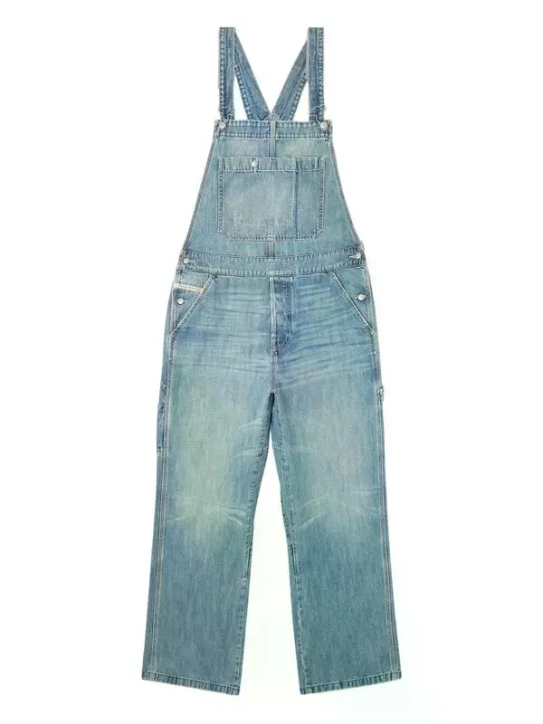 DIESEL® Denim Pocket Dungarees - Blue