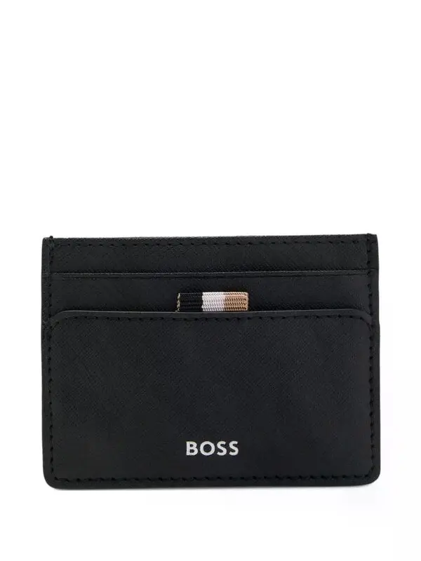 BOSS Faux-leather Cardholder - Black