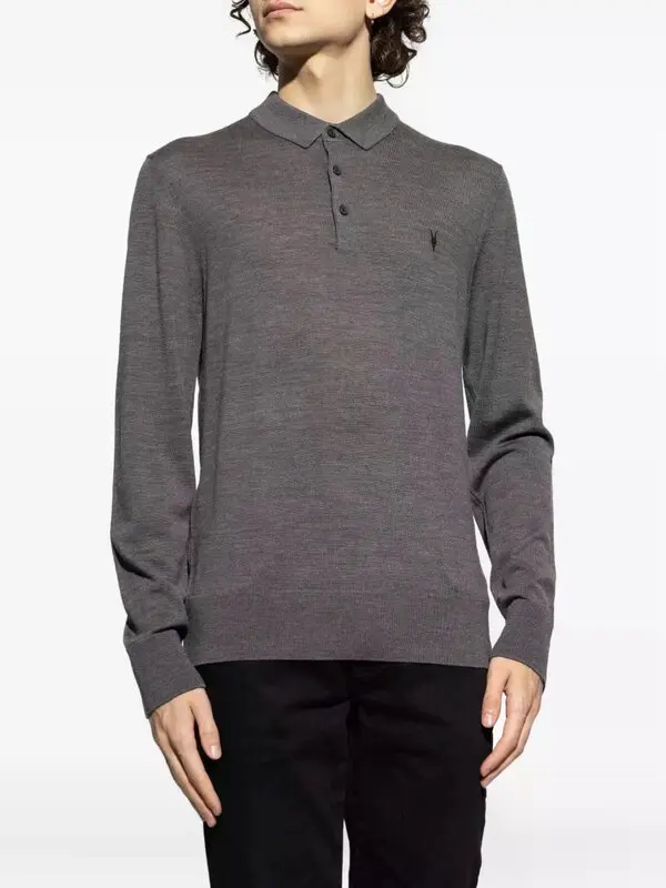 ALLSAINTS Logo-embroidered Polo Shirt