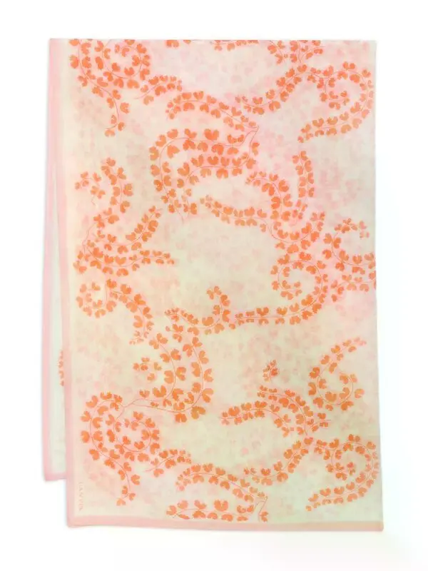 LANVIN Floral-print Silk Scarf - Pink