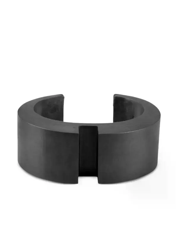 PARTS OF FOUR Sterling-silver Crescent Rift Bracelet - Black
