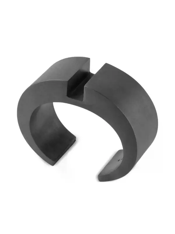 PARTS OF FOUR Sterling-silver Crescent Rift Bracelet - Black