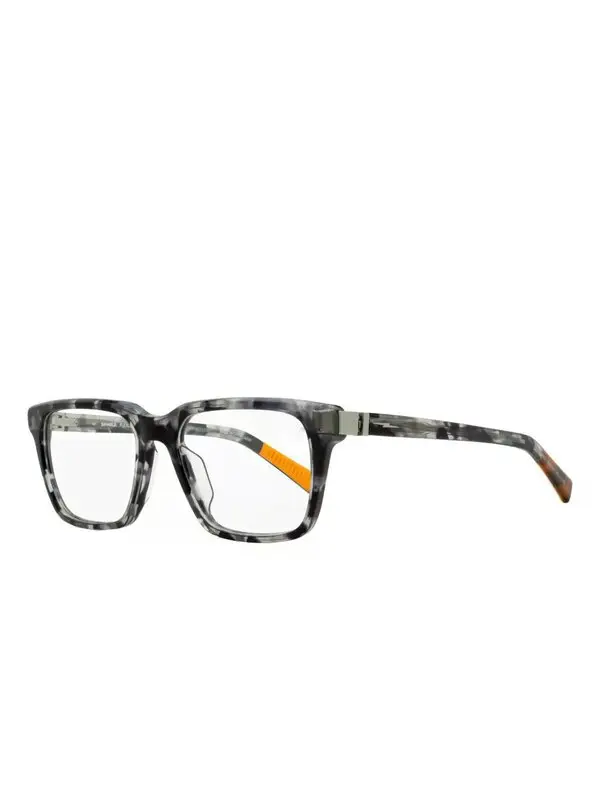 Shinola Rectangular Flexon Spring-hinge Glasses