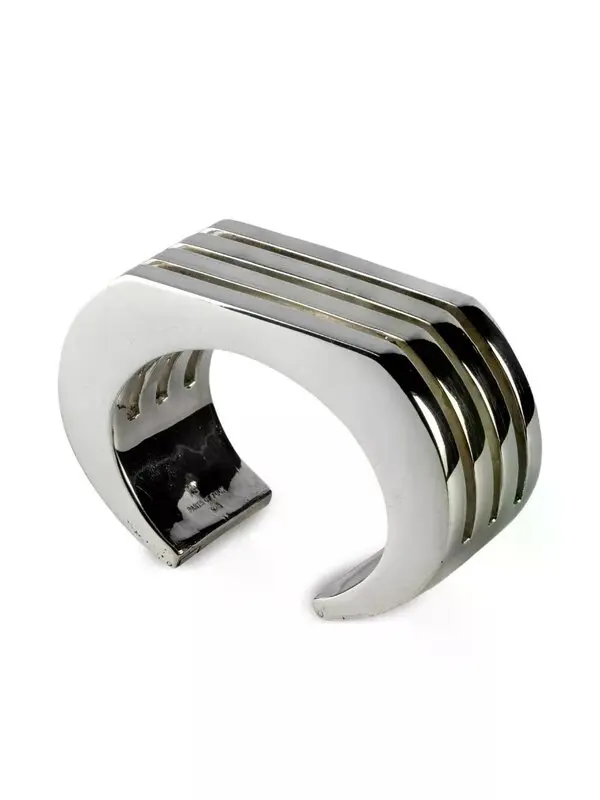 PARTS OF FOUR Sterling Crescent Plane Bracelet - Silver