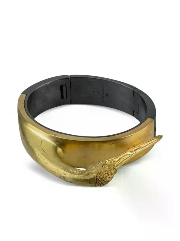 PARTS OF FOUR Dualflow Sistema Crane-head Bracelet - Gold