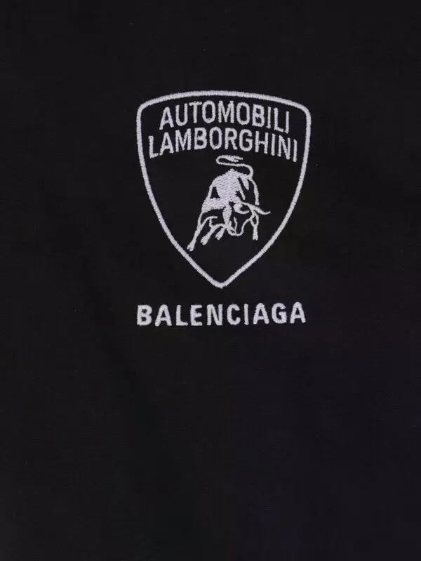 Balenciaga Automobili Lamborghini Logo-embroidered Track Jacket