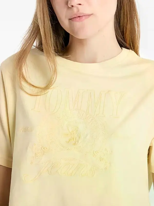 Tommy Hilfiger Embroidered Cropped T-shirt