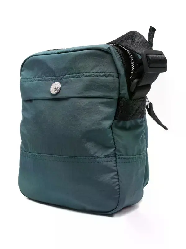 Stone Island Compass-patch Messenger Bag - Blue