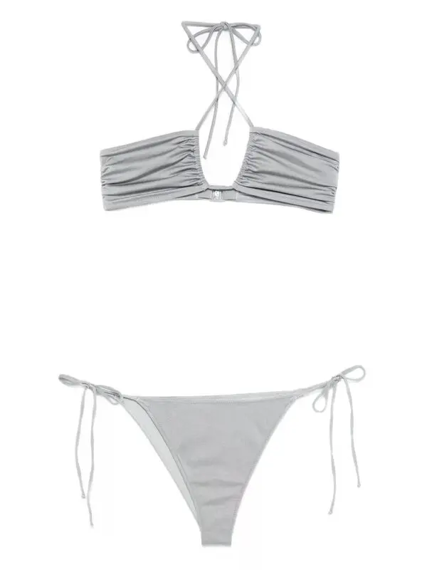 MC2 SAINT BARTH Halterneck Bikini - Grey