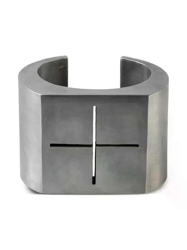 PARTS OF FOUR Sterling Crescent Plane Bracelet - Silver