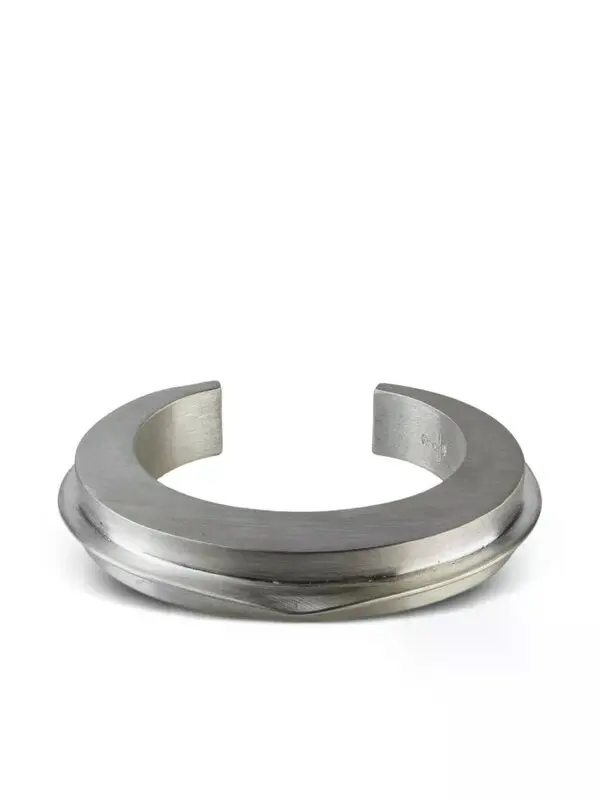 PARTS OF FOUR Sterling Crescent Folded Bracelet - Silver