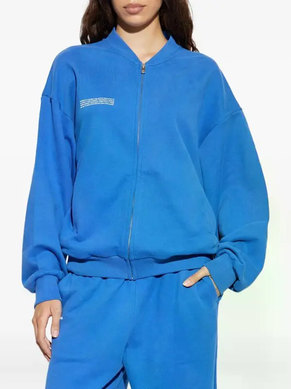 PANGAIA Zip-front Bomber Jacket - Blue