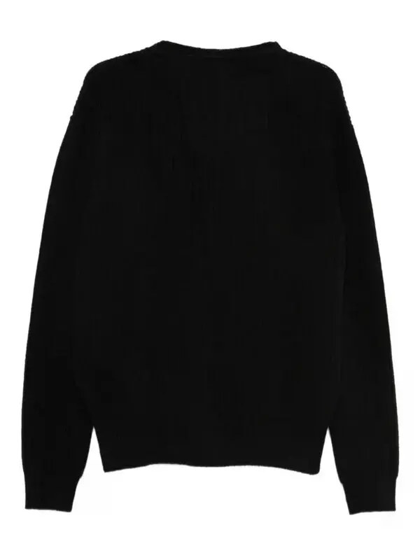 Rick Owens Mock Neck Long Sleeve Sweater