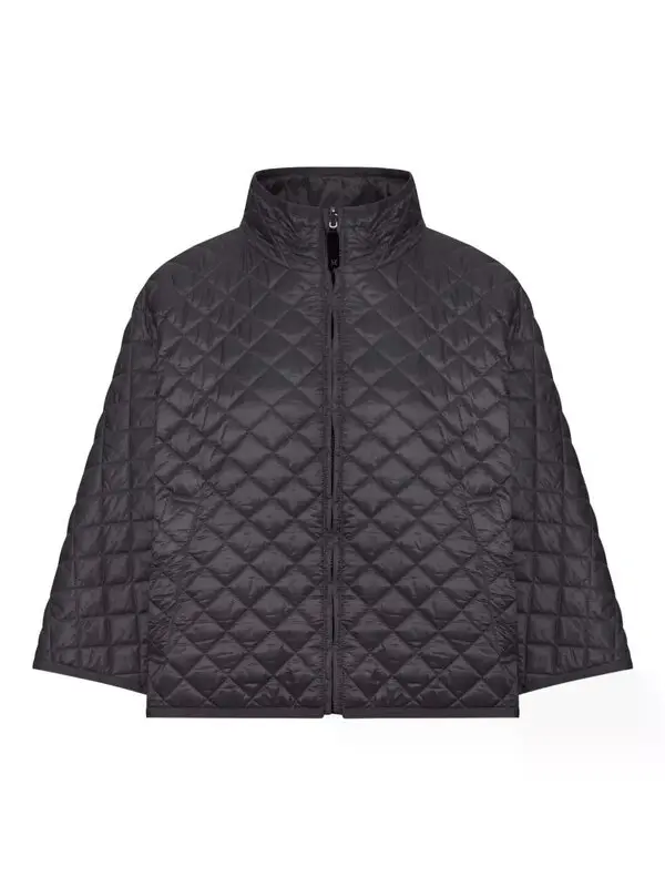Max Mara Dolphin Quilted High-neck Jacket - Black