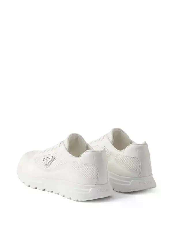 Prada Prax 2.0 Panelled Lace-up Sneakers - White
