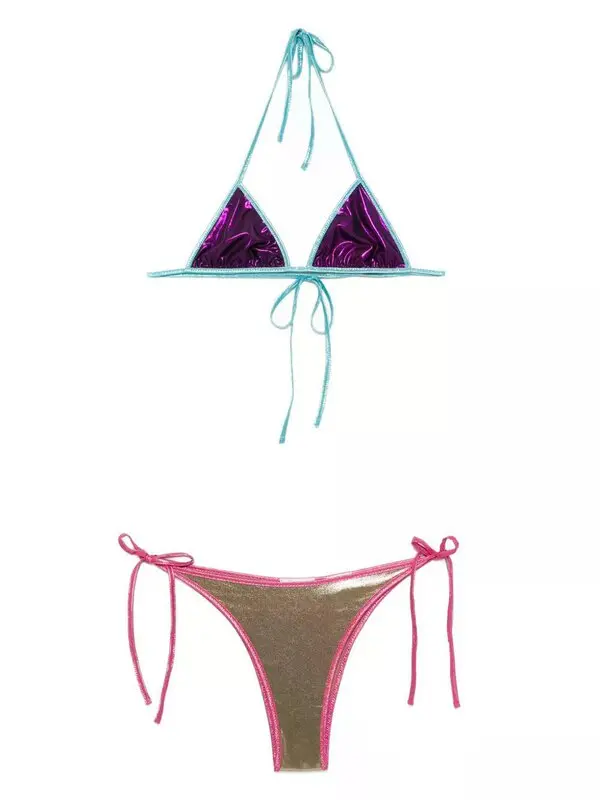 Oseree Triangle Bikini - Blue