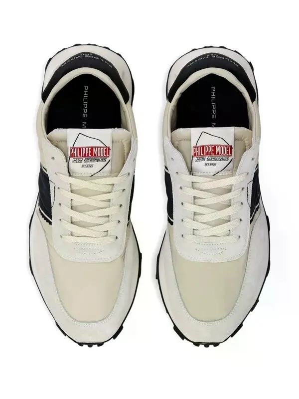 Philippe Model Suede Panelled Sneakers