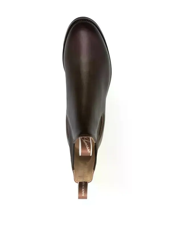 SCAROSSO William Iii Leather Chelsea Boots