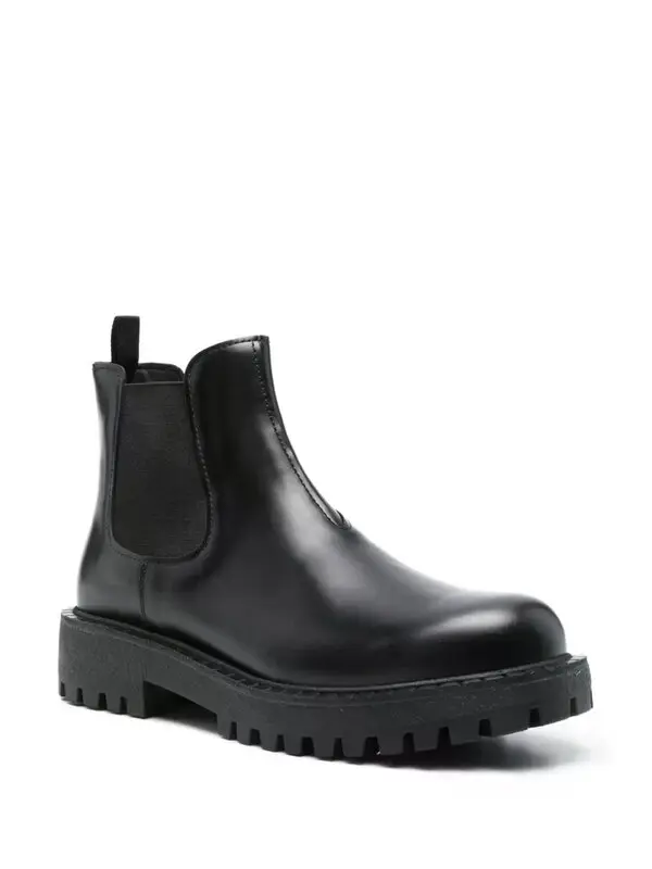 Prada 45mm Leather Chelsea Boots