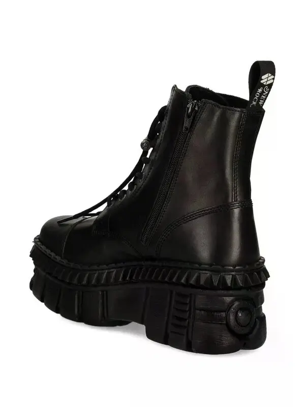 NEW ROCK Lace-up Platform Boots