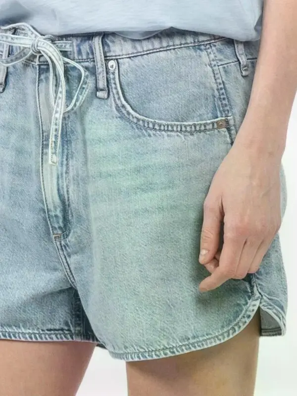 Rag & Bone Drawstring Denim Shorts