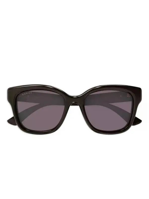 Gucci Square-frame Sunglasses - Brown