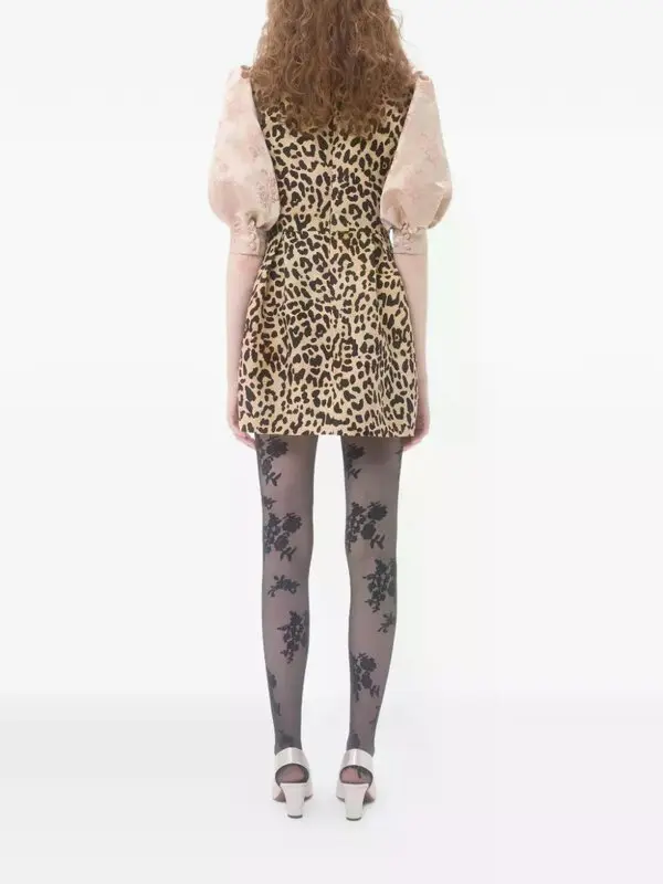 Valentino Garavani Leopard-print Mini Dress