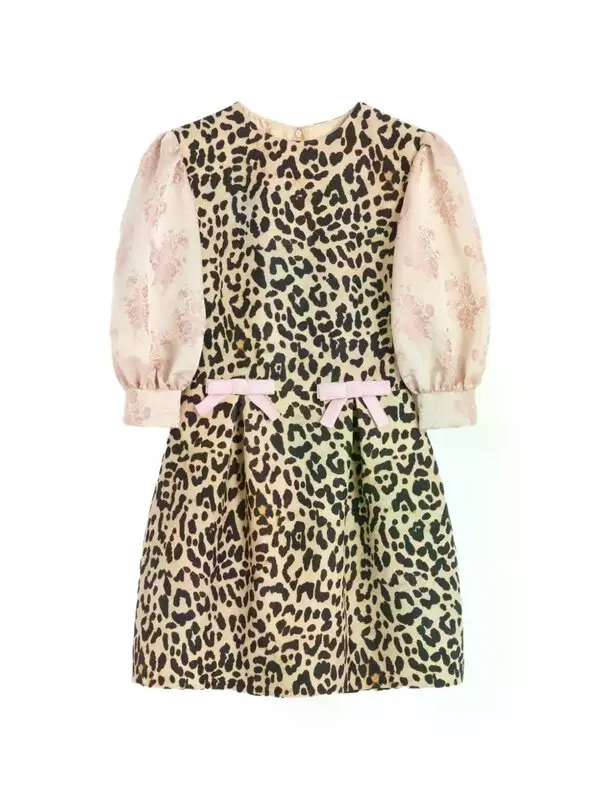 Valentino Garavani Leopard-print Mini Dress