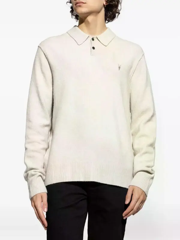 ALLSAINTS Embroidered Polo Shirt