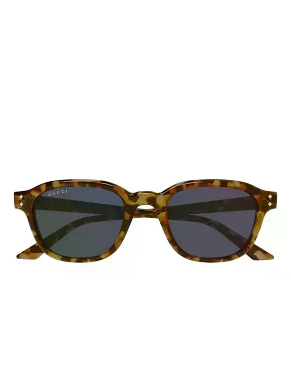 Gucci Tortoiseshell Square Frame Sunglasses - Brown